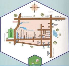 Sai Purvi Infrastructure Purvi Lotus Map - ITI Layout, Banashankari ...