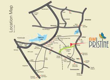 Sai Purvi Developers and BM Developers BM Pristine Map - Gunjur, Near ...