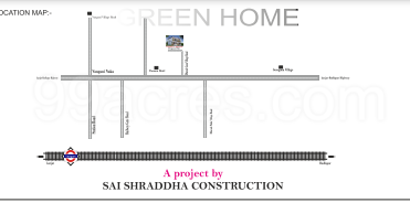 Sai Shraddha Constructions Sai Green Homes Row House Map - Vangani ...