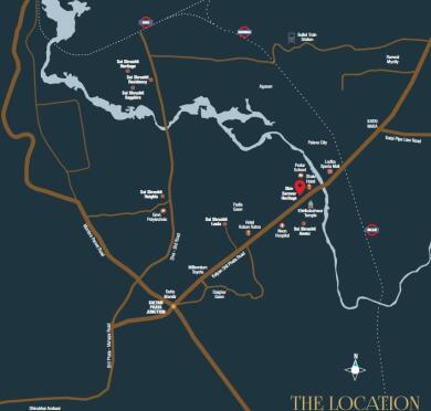 Sai Shrushti Enterprises Shiv Sarovar Heritage Map - Shilphata, Navi ...