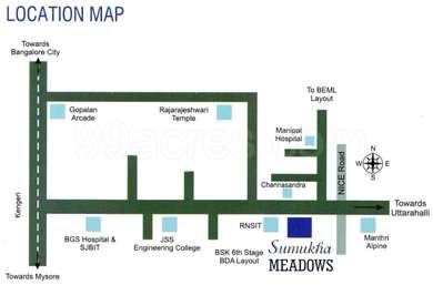 Sai Sumukha Properties and Carp Properties Sumukha Meadows Map ...