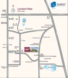 Saibya Structures Saibya Square Map - Bannerghatta Road, Bangalore ...