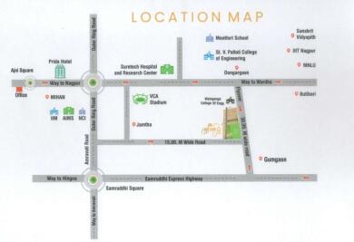 Saidham Builder and Developers Saidham Sai Nagri 8 Map - Dongargaon ...