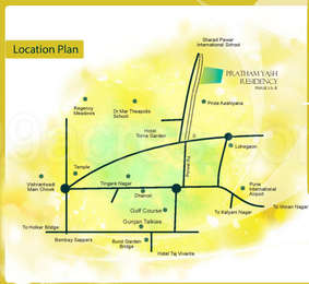 Pratham Yash Associates Sainik Pratham Yash Residency Map - Lohegaon ...