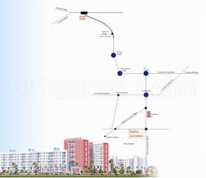 Saket Group Saket Paradise Map - Bhagirathi Nagar, Mumbai Beyond Thane ...