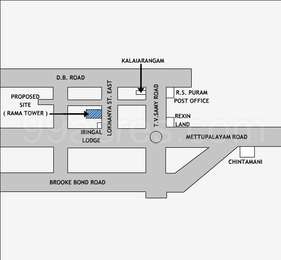 2 BHK / Bedroom Apartment / Flat for rent in Sakthi Rama Tower RS Puram ...