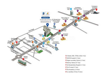 Salarpuria Sattva Group Builders Sattva Navaratna Residency Map ...
