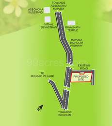 Saldanha Developers Saldanha Garden Phase 2 Map - Bicholim, Goa ...