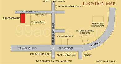 Saldanha Developers Saldanha Marigold Map - Porvorim, North Goa ...