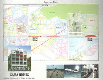 Sama Enterprises Sama Homes Map - Sector 17 Ulwe, Navi Mumbai Location Map