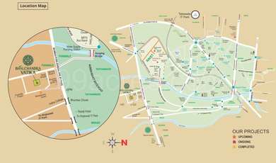 NB Bhondve Samarth Bhalchandra Vatika Map - Pandhare Wasti, Punawale ...