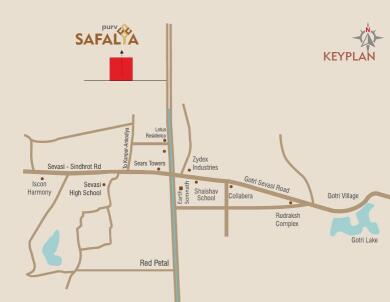 Samarth Developers Vadodara Samarth Purv Safalya Map - Khanpur ...