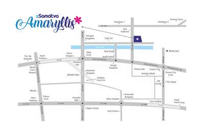 Samatva Amaryllis Infra Samatva Amaryllis Map - Shilaj, Ahmedabad West ...