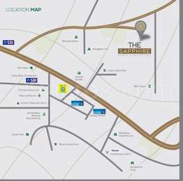 Samay Homes Jharkhand The Sapphire By Samay Homes Map - Adityapur ...