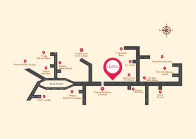 SAMEERA LANDS AND CONSTRUCTIONS Sameera Vajralayam Map - Walajapet ...