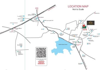 Sampada Projects Sampada Central Residency Map - Ibrahimpatnam ...