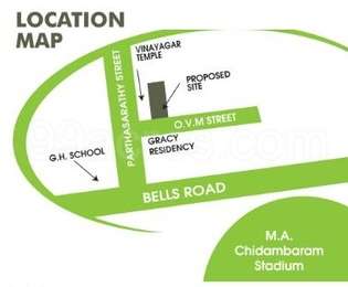 Samraj Engineers Samraj Mahaganapathy Illam Map - Chepauk, Triplicane ...