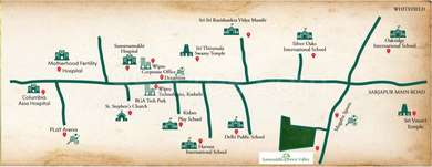 Samruddhi Bangalore Samruddhi Green Valley Map - Kommasandra, Anekal ...