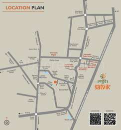 Samruddhi Builders Samruddhi Satvik Map - Tarsali, Vadodara Location Map