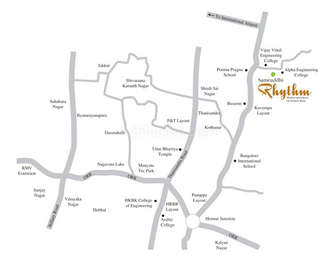 Samruddhi Group Builders Samruddhi Rhythm Map - Sonam Layout, Hennur ...