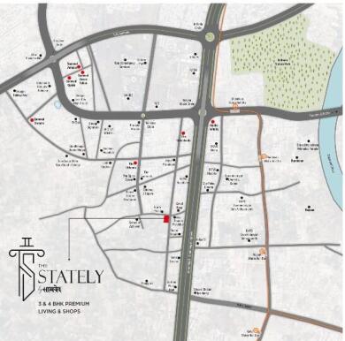 Mahadev Gandhinagar Samved The Stately And Calista Map - Kudasan ...