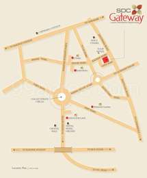 Sand Dune Construction SDC Gateway Map - Bani Park, Jaipur Location Map