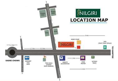 SDPL Sandeep Nilgiri Map - Kamptee, Nagpur Location Map