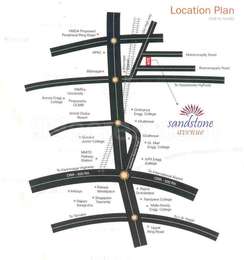 Sandstone Infra Builders SandStone Avenue Map - Bibinagar, Hyderabad ...
