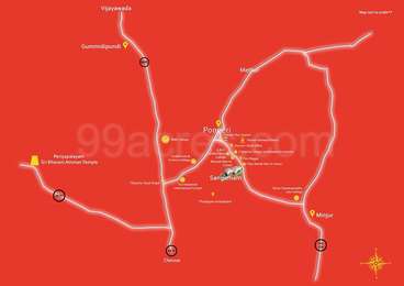 Sangamam Homes Sangamam Flats Map - Ponneri, Thiruvallur Location Map