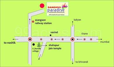 2 BHK Apartment / Flat for sale in Sanghvi S3 Paradise Asangaon Mumbai ...