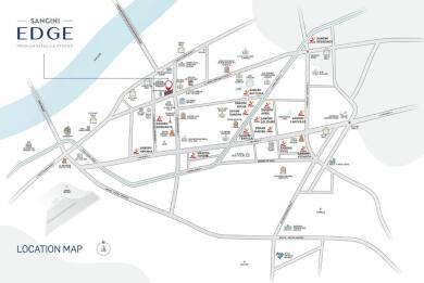 Sangini Group Sangini Edge Map - Vesu, Surat Location Map
