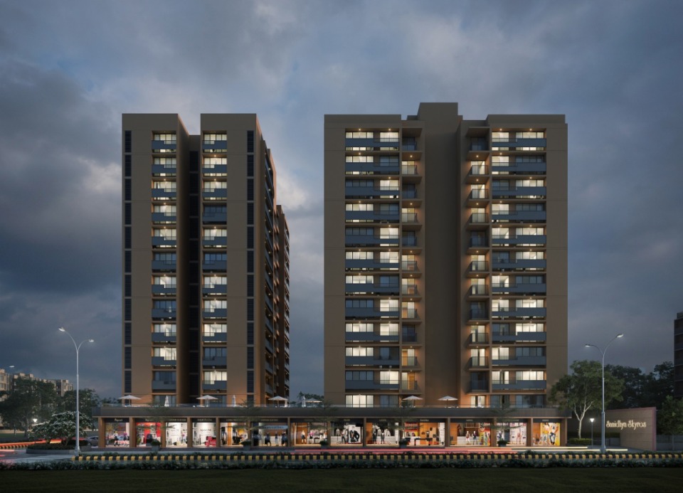 Sanidhya Skyros Gota, Ahmedabad North | Price List & Brochure, Floor ...
