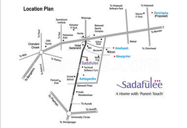 Sanjeevani Group Sanjeevani Sadafulee Phase 2 Map - Balewadi, Pune ...