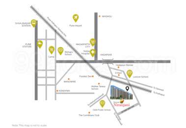 Satyam Construction and Sankla Buildcon Satyam Niranjani Map - Hadapsar ...
