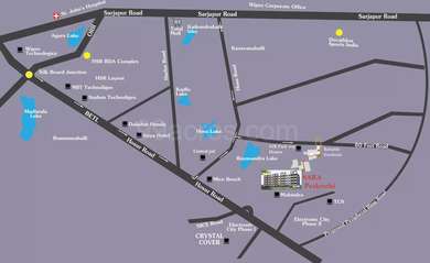 Sara Builders Bangalore Sara Prakruthi Map - Rayasandra, Near Sarjapur ...