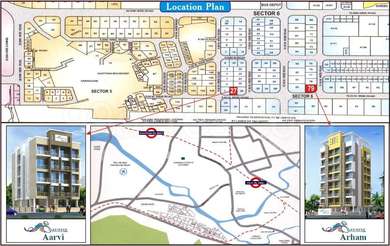 Sarang Group Sarang Arham Map - Karanjade, Navi Mumbai Location Map