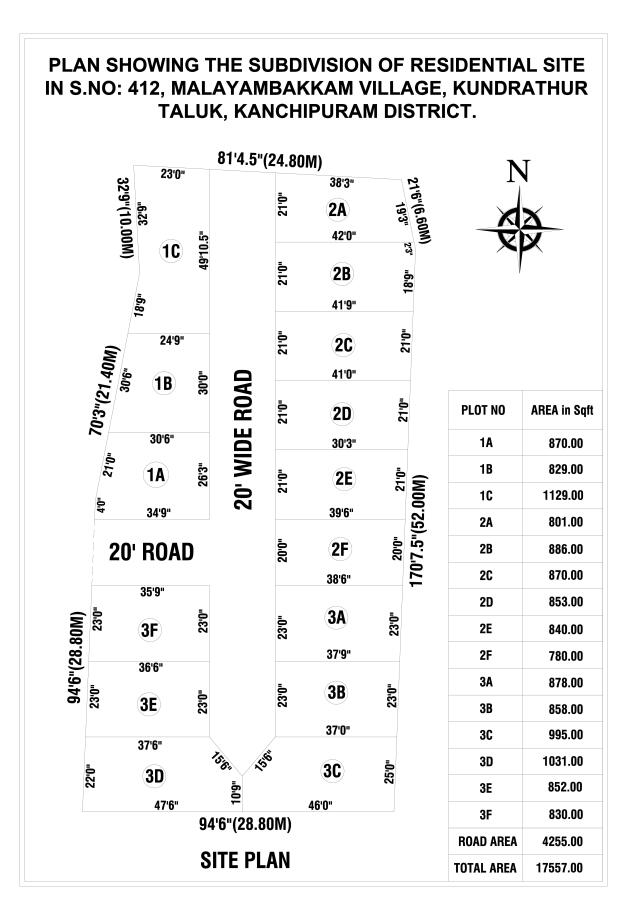 Padma Plots Poonamallee, Chennai West Resale Price List, Brochure ...