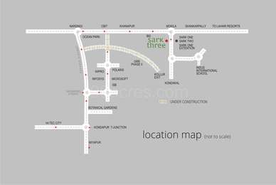 Sark Projects Builders Sark Three Map - Mokila, Hyderabad Location Map