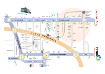 Sark Projects Builders Sark Green Village Map - Mokila, Hyderabad ...