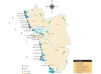 Salarpuria Sattva Group Builders Sattva Waters Edge Map - Sancoale, Goa ...