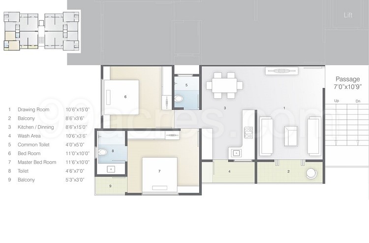 Satva Group Satva Aroma Floor Plan - Satva Aroma Manjalpur Vadodara