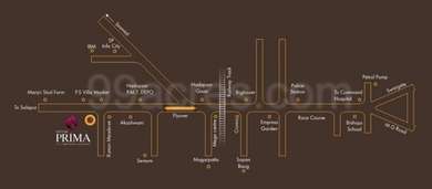 Sankla Buildcoon Satyam Prima Map - Hadapsar, Pune Location Map
