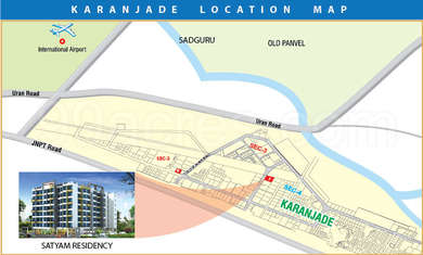 1 BHK / Bedroom Apartment / Flat for rent in Satyam Residency Karanjade ...