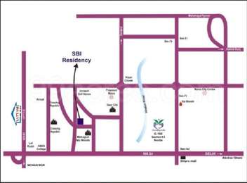 Satyam Real Build And Bhavishya India SBI Residency 11 Map - Sector 4 ...