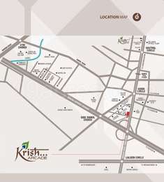 Savaliya Group Krish Arcade Map - Vastral, Ahmedabad East Location Map