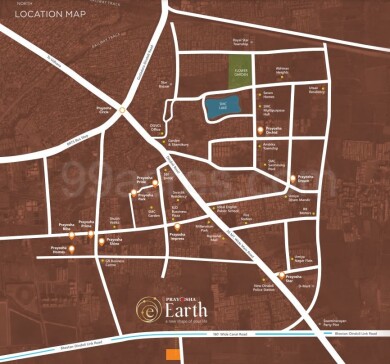 Savani Corporation Prayosha Earth Map - Dindoli, Surat Location Map