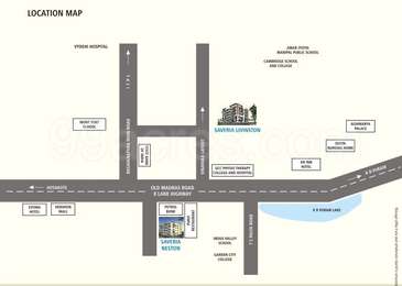Saveria Builders Saveria Neston Map - Sannatammanahalli, Bangalore East ...