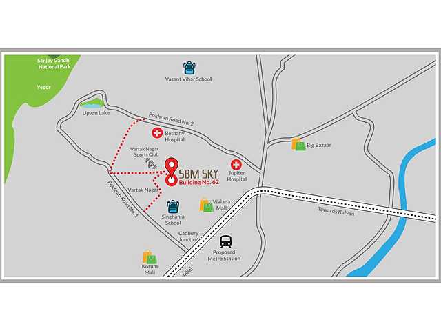 SBM Sky Pokharan Road, Thane West | Price List & Brochure, Floor Plan ...