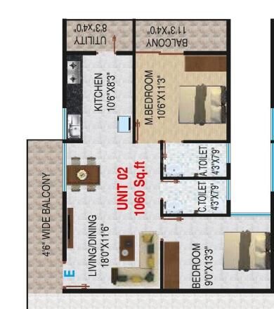 2 BHK / Bedroom Apartment / Flat for rent in SDMV Elite Electronic City ...