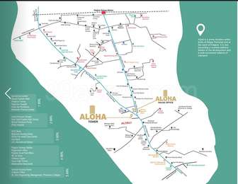 Sea Crests Buildcon LLP Sea Aloha Map - Alyali, Palghar Location Map